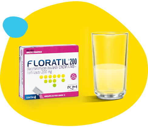 Floratil 200mg em Pó com 4 Sachês – Probiótico Eficaz