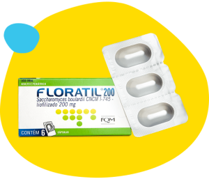 Floratil 200mg com 6 Cápsulas – Probiótico para Diarreia