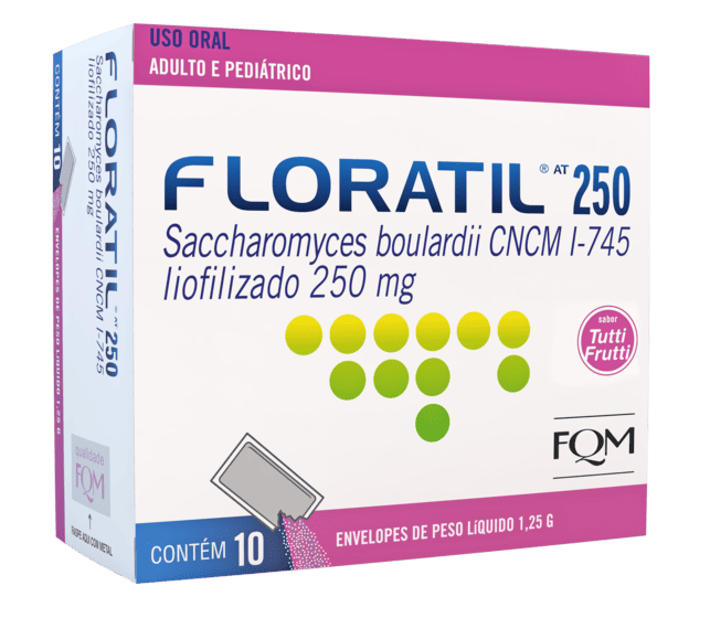 Floratil 250mg em Pó com 10 Sachês – Probiótico Potente